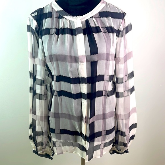 Adam | Tops | Stripped Blouse | Poshmark